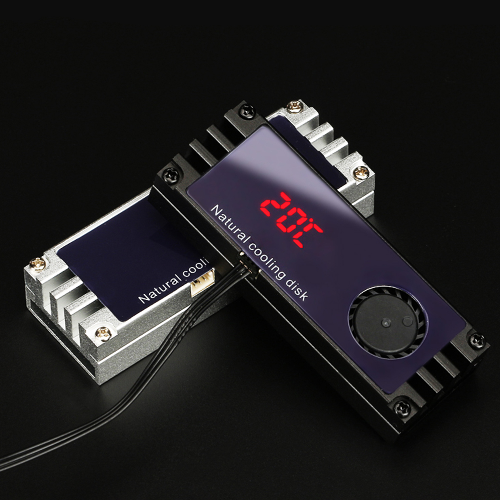 M2 Ssd Heatsink Cooler Temperature Oled Digital Display Radiator M.2 ...