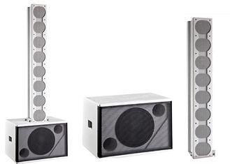 White Passive / Active Column Array Speakers For Wedding Co, High ...