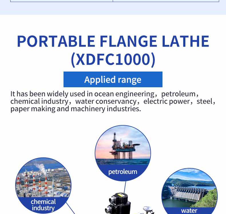 Xdfc1000 Portable Flange Lathe, High Quality Xdfc1000 Portable Flange ...