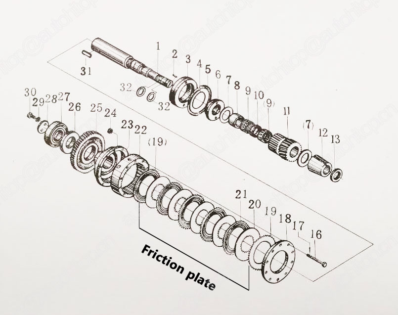 Friction Plate At339543 T228727 At339059 Al38239 Al30095 Fm2405 For ...
