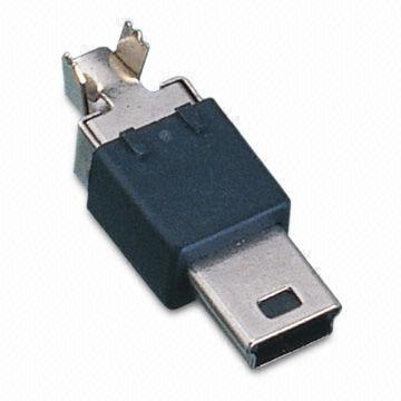 Solder-type Mini Usb 5-pin Male Connector With 1,000v Ac Voltage, High ...