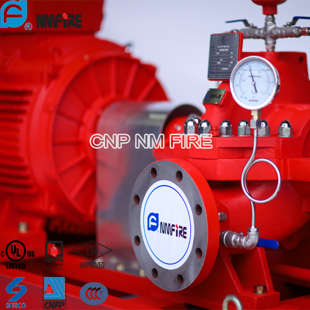 Electric Motor Driven Nfpa20 Fire Pump Set - 500gpm@135psi, High ...