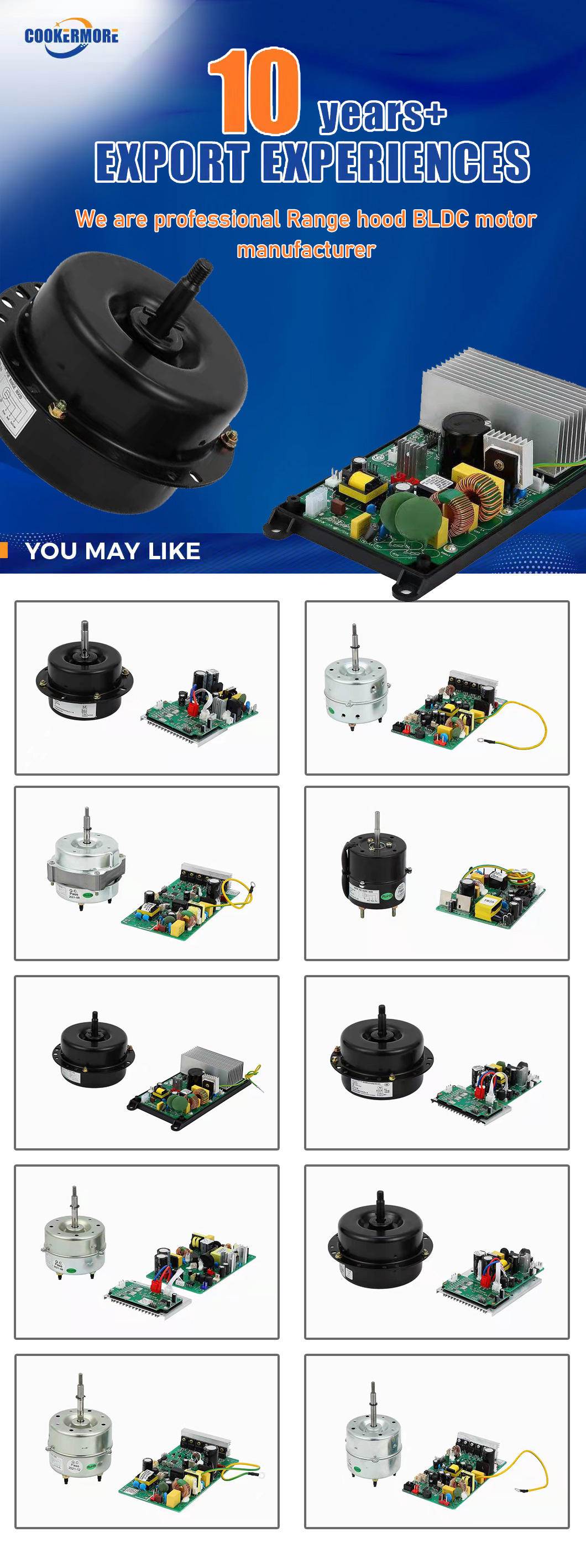 Bldc Motor For Range Hoods: Strong Suction, Low Noise, High Quality ...