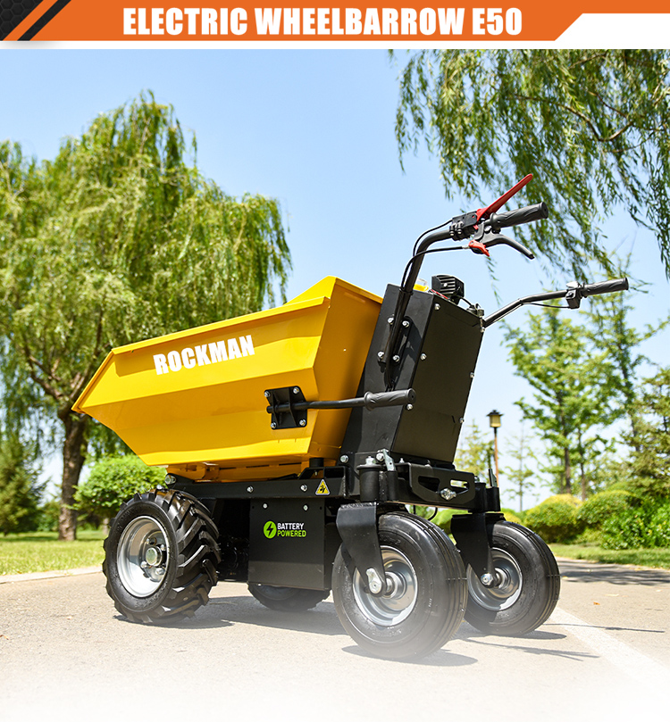 Foldable Electric Wheelbarrow With Brushless Motor And Brakes In Saudi ...