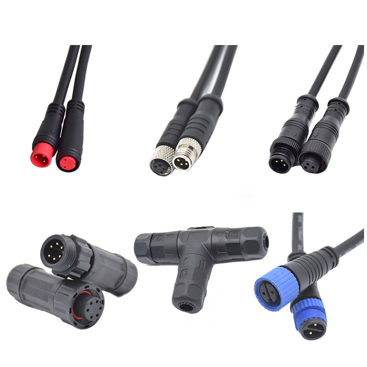Ip68 3/4/5/6pin Electric Wire Cable M12/14/15/16 Waterproof, High ...
