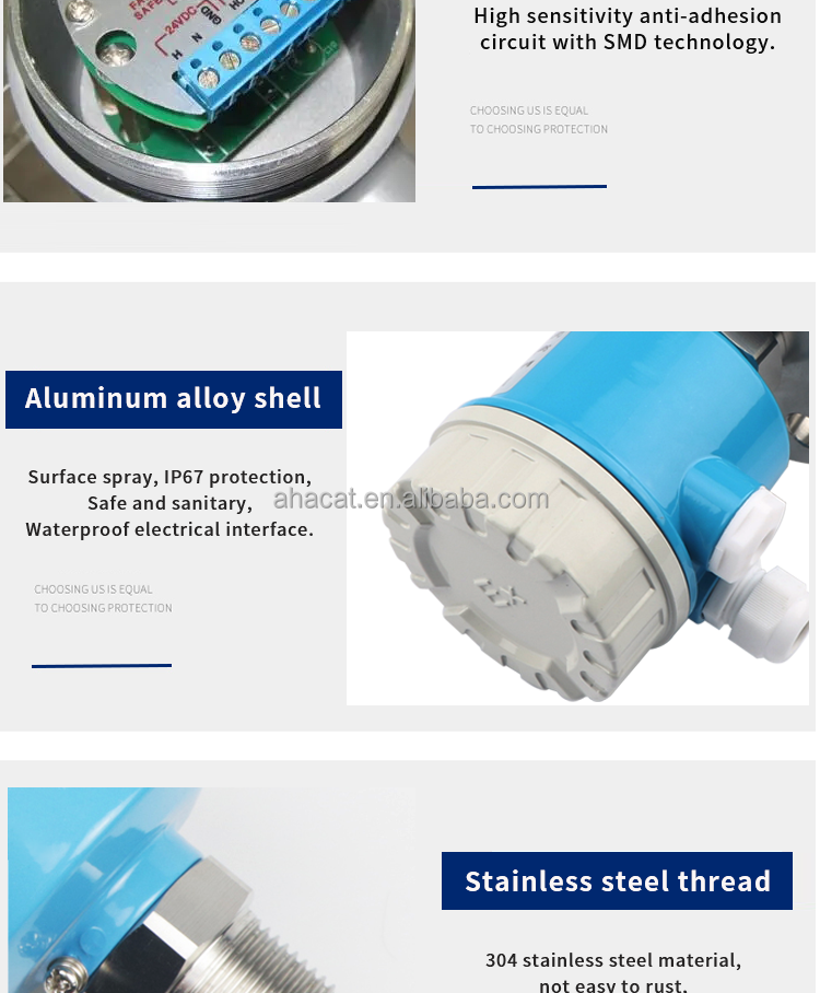 Rf Capacitance Level Switch For Wheat, Rice, And Powders, High Quality ...