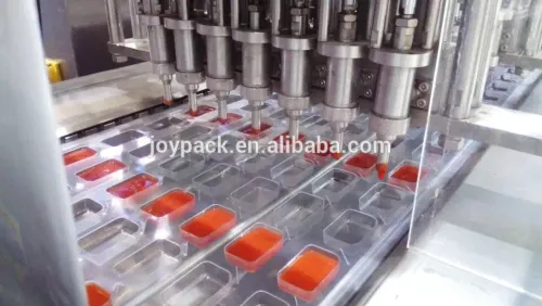 Canned Jam Portion Packing Machine, High Quality Canned Jam Portion ...