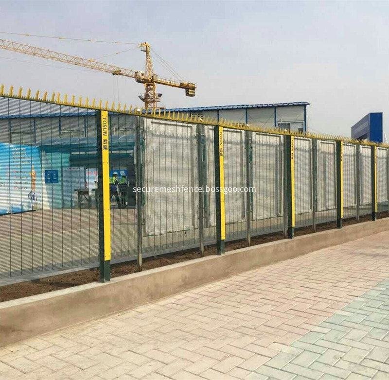 358 Security Fence For Prison With Prong Top, High Quality 358 Security ...