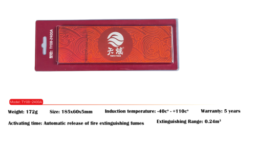 Aerosol Fire Extinguisher Simple Sticker Fire Extinguisher, High ...