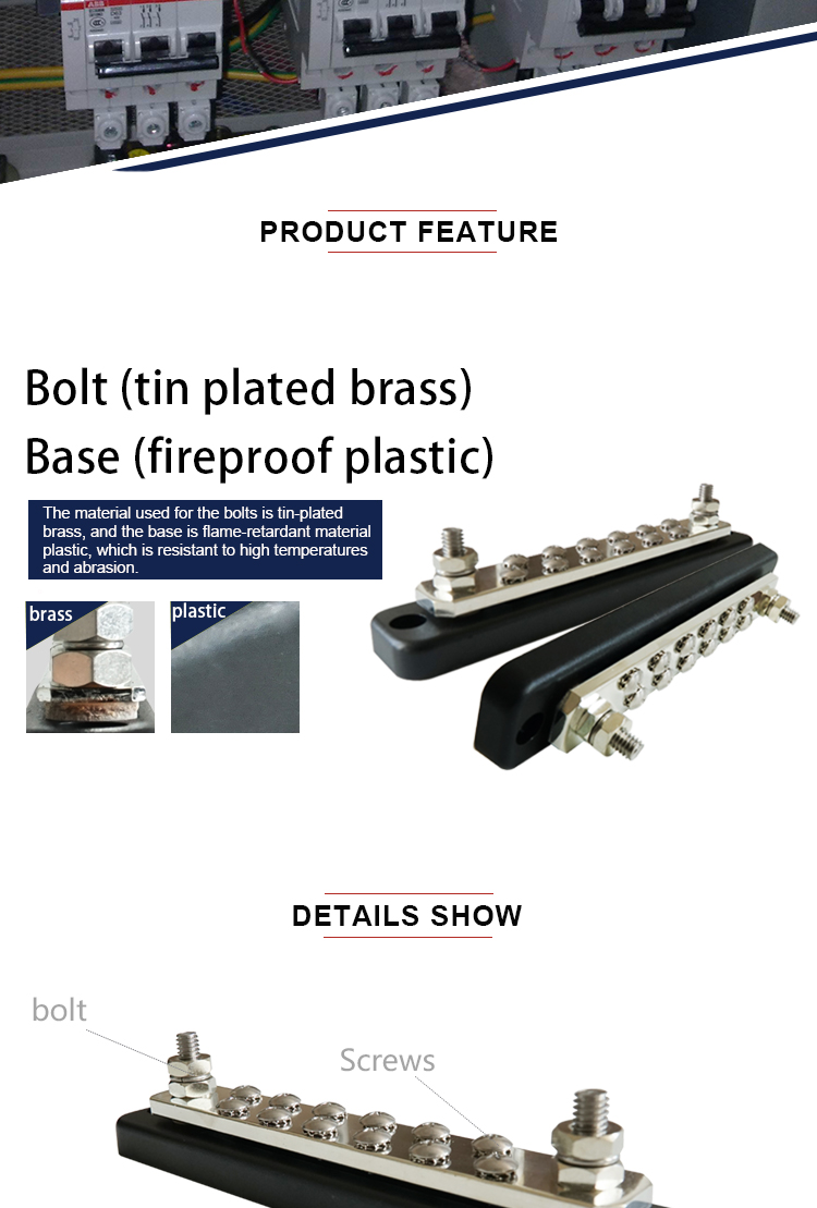 Genuine Marine Battery Busbar Distribution Terminal Block For Auto Car ...