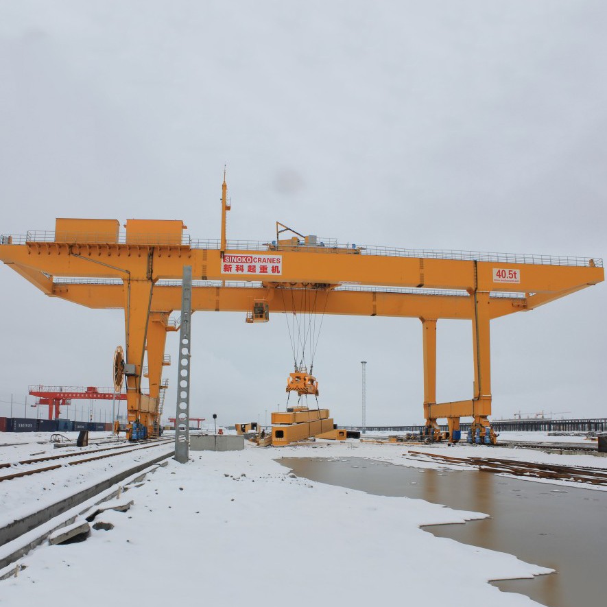 Sinoko Crane: 5t, 10t, 30t Double Girder Gantry Crane For Scrap, High ...