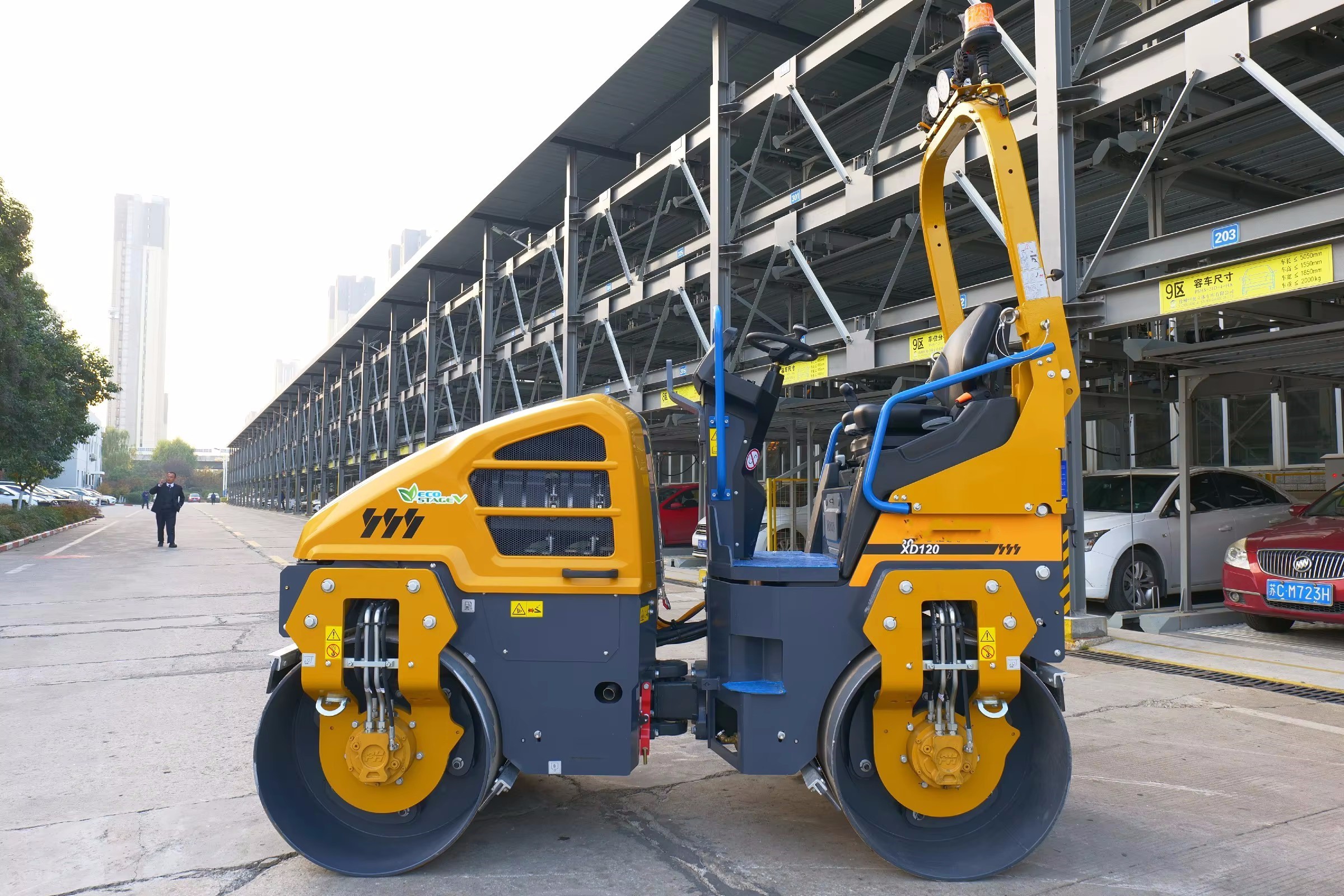 Xd120 Mini Compactor Vibratory Double Drum Road Machine - Original ...