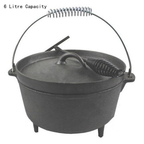 6 Litre Capacity Dutch Oven Camping Pot,kitchenware, High Quality 6 ...