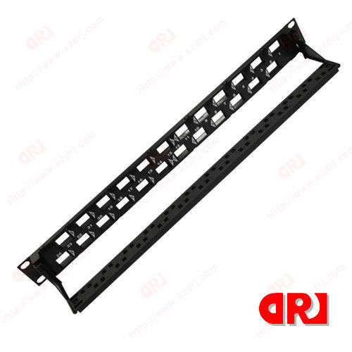 24 Port 1u Rj45 Rack Mount Patch Panel For Structure Cabling System ...