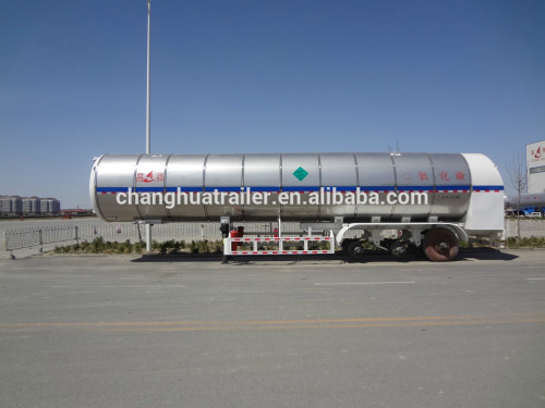 3 Axle Cryogenic Liquid Co2,argon,nitrogen Lorry Tank Semi Trailer ...