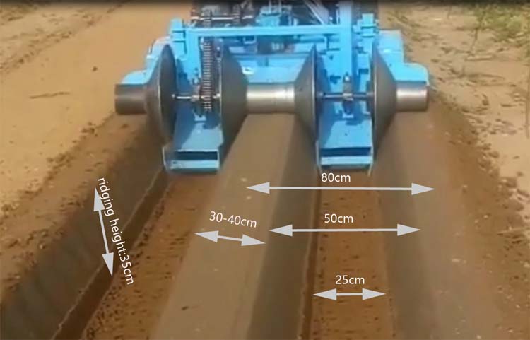 Tractor Mounted Strawberry Ridger For Paddy Field And Vegetable Land ...