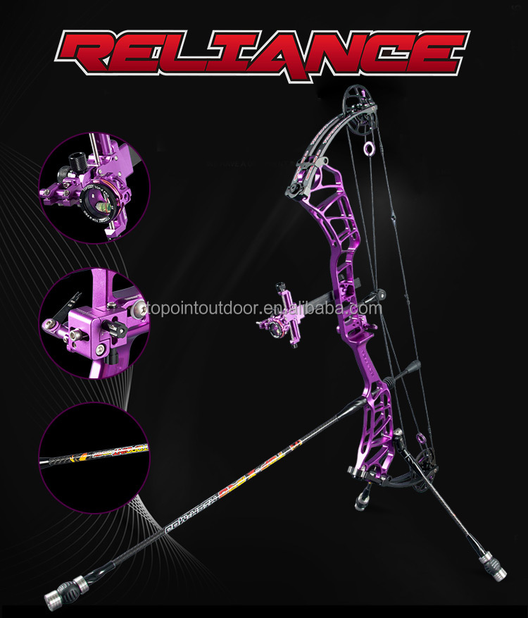 Topoint Archery 36\" Target Compound Bow Package: Adjustable Cams, Cnc ...