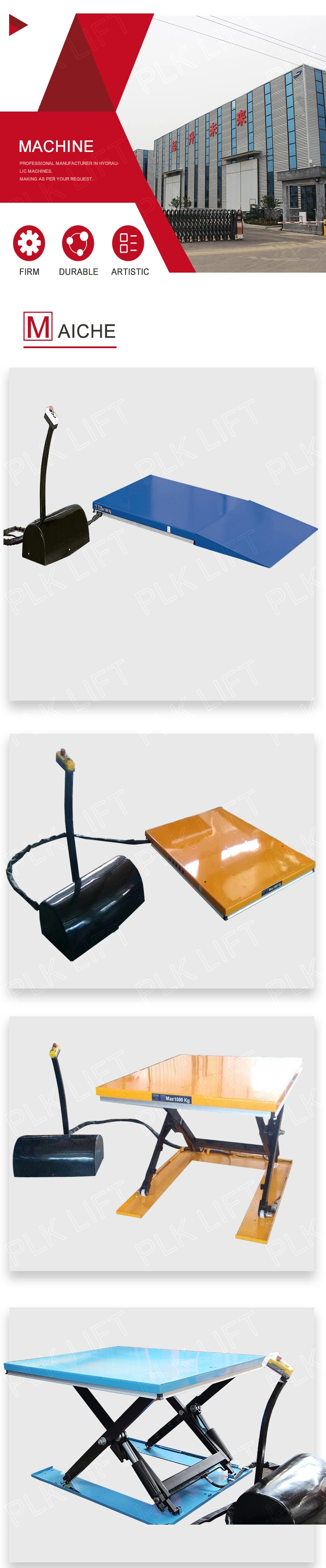 1ton 2ton Super Low Electric Lifting Platform Table, High Quality 1ton ...