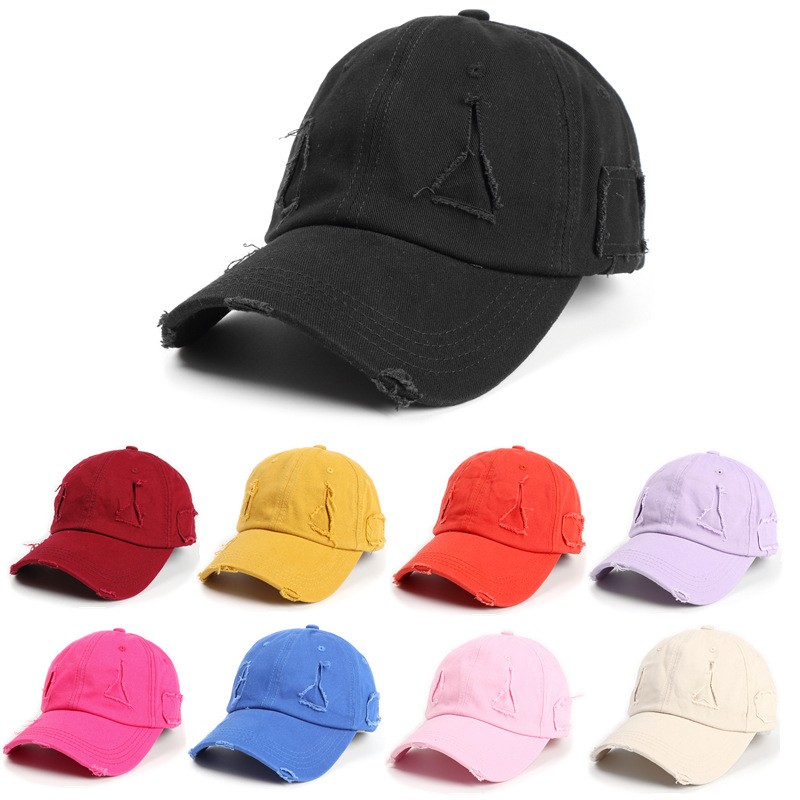 Golf Ripped Washed Unstructured Distressed Baseball Cap, High Quality ...