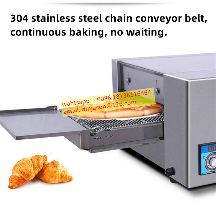 Countertop Conveyor Belt Pizza Oven: Electric 12 Inch Commercial Pizza ...