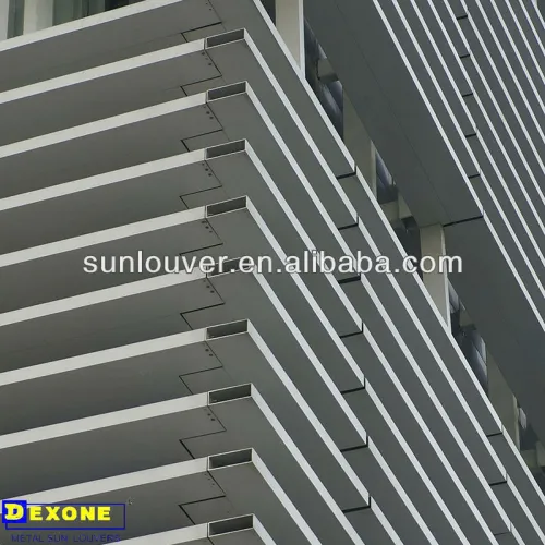 Aluminum Exterior Fire Rated Sun Louver, High Quality Aluminum Exterior ...