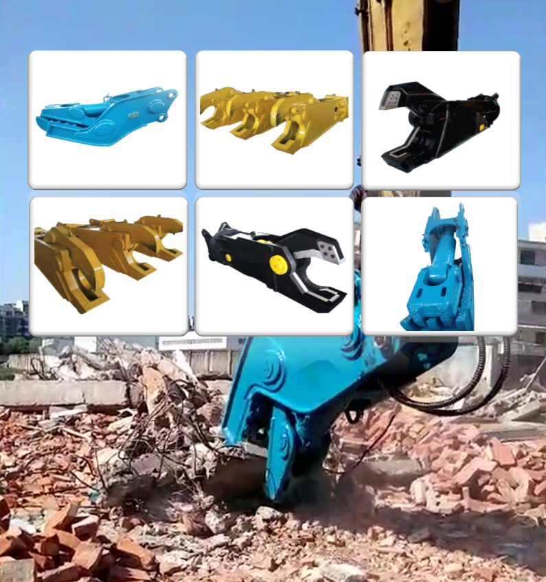 Hydraulic Pulverizer And Excavator Attachments For Demolition And Metal ...