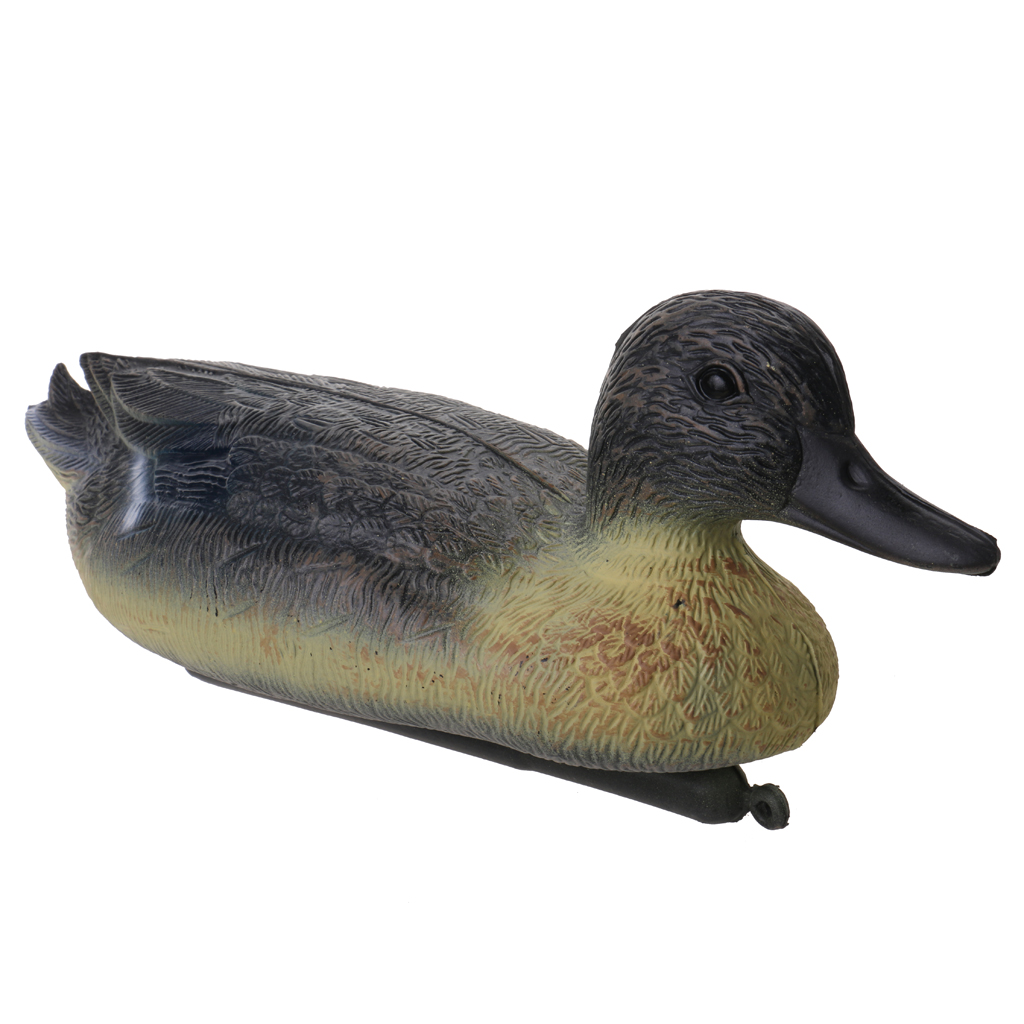 1 Pcs Water Floating Lifelike Mallard Duck Decoy Pe Drake Garden ...