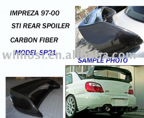 97-00 Sti Rear Spoiler For Impreza, High Quality 97-00 Sti Rear Spoiler ...