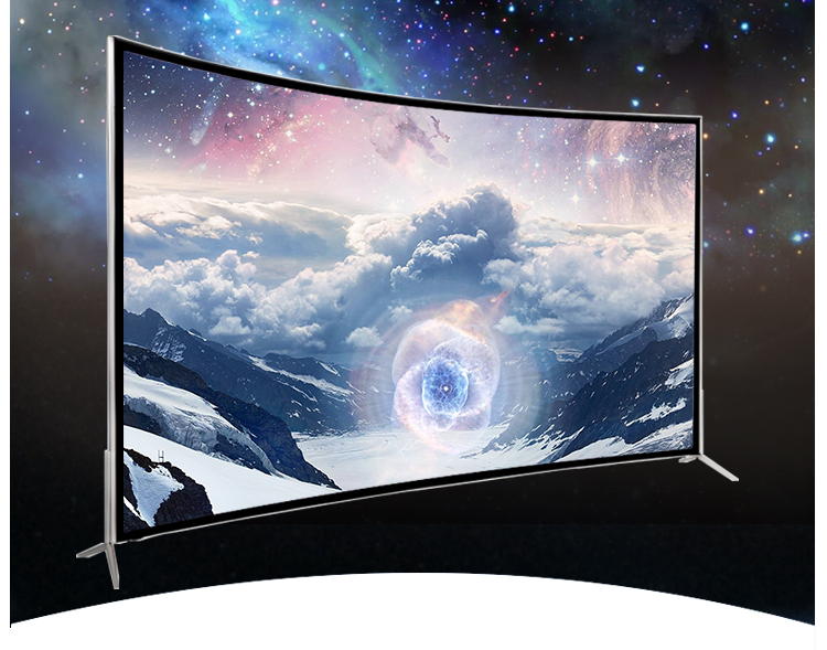 Ultra Thin Curved Android Smart Tv - 50" To 85" 4k Ultra Hd, High ...