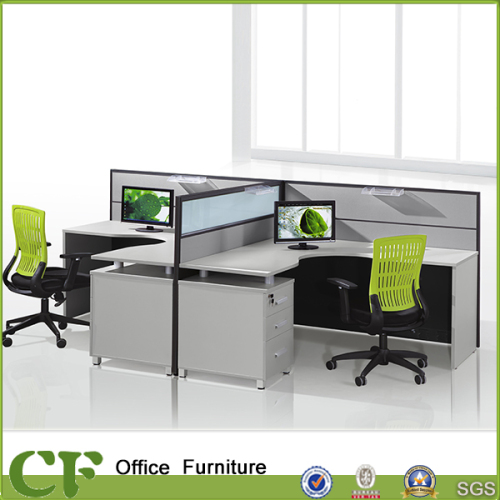 Melamine Faced Chipboard Office Table With Pedestal Cf-w306, High ...