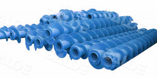 Cf- Auger With Flange For Piling, High Quality Cf- Auger With Flange ...