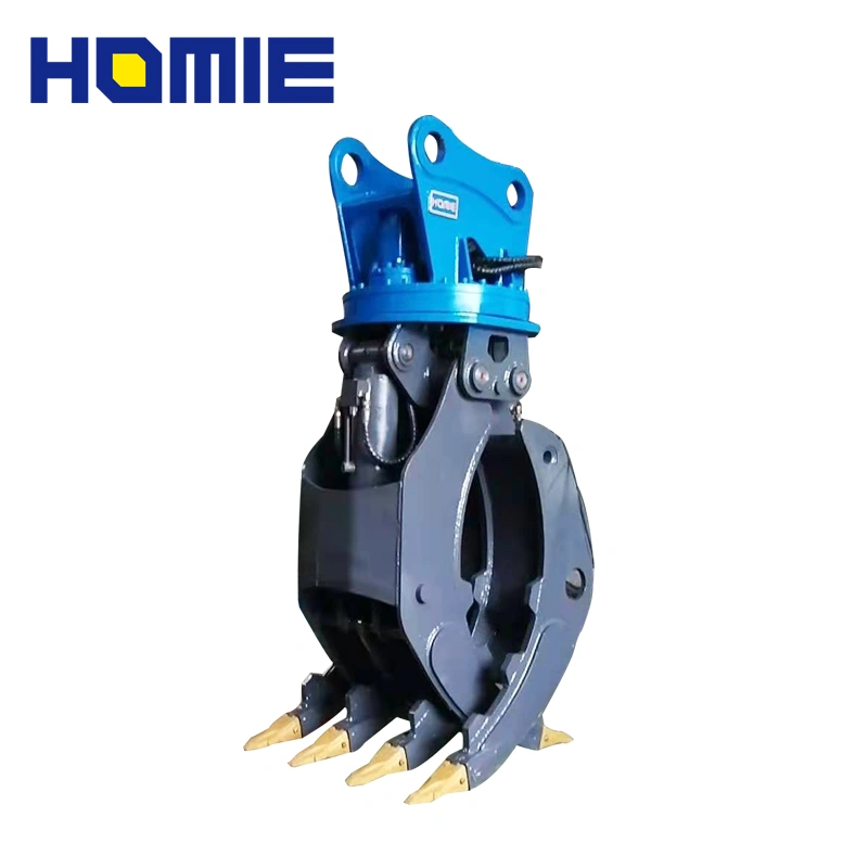 Heavy Duty 4+3 Claw Rock Grapple For Excavator 20tonne Grade, High ...