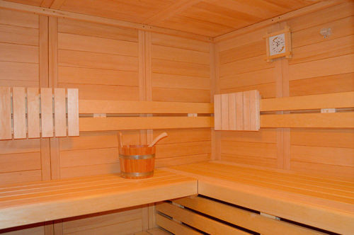 4 / 5 Person Traditional Saunas Room With Solid / Cedar Wood, High ...