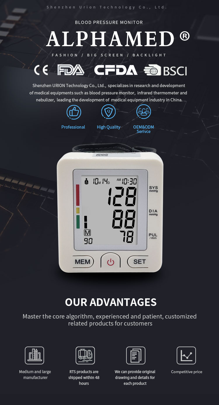 Ce Fda Approved Blood Pressure Monitor Wrist, High Quality Ce Fda ...