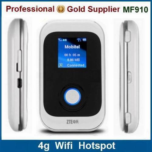 Zte Mf910 Dc-hspa+/egprs/gsm/umts/fdd 4g Pocket Home Router, High ...