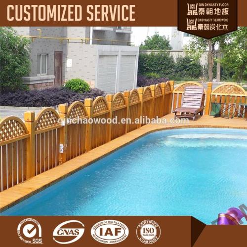 Solid Thermowood Temporary Pool Fence, High Quality Solid Thermowood ...