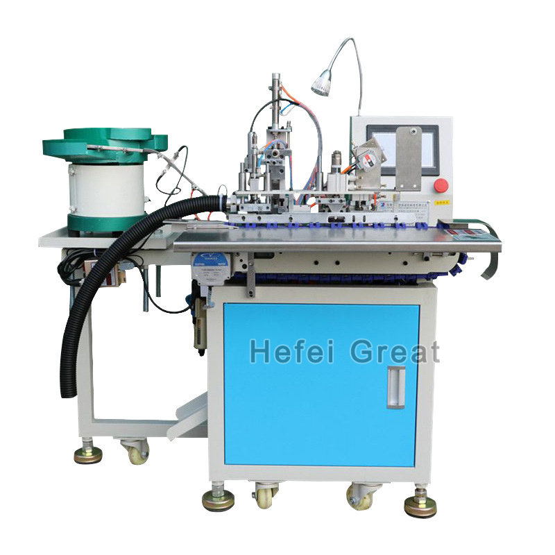 Semi-automatic Usb Cable Soldering Machine For Stripping And Soldering ...