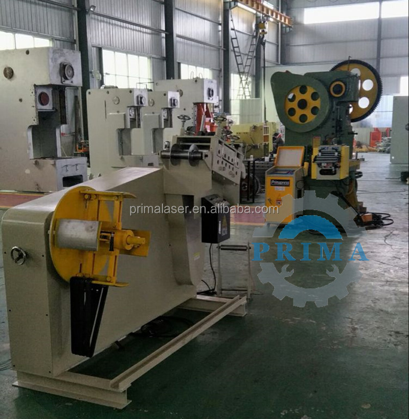 80 Ton Roll Metal Stamping Coil Power Press With Nc Servo Automatic ...