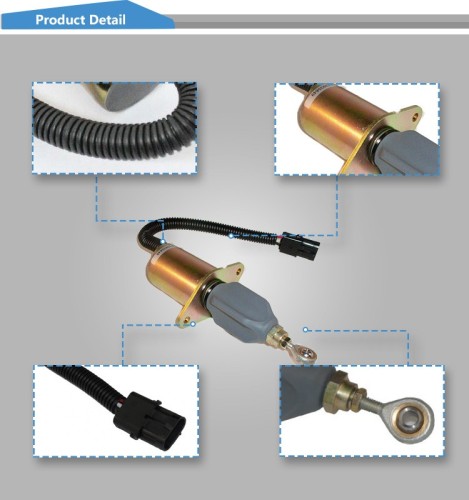 3935650 12v Fuel Cut Off Solenoid For Cummins 6ct, High Quality 3935650 ...