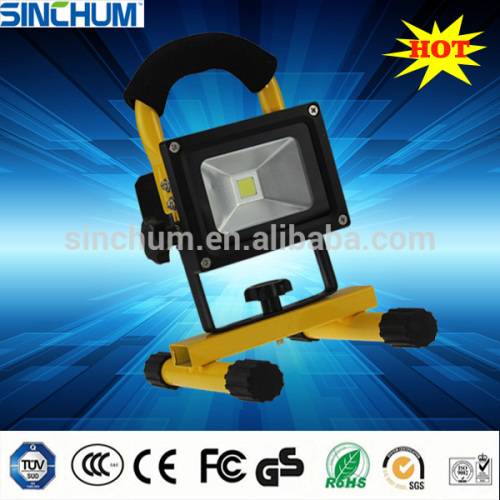 Yellow Shell Dc Voltage 20w Rechargeable Portable Led Flood Lights ...