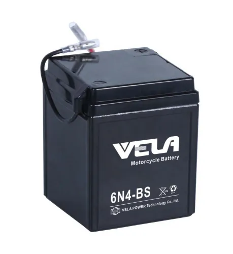 6v 4ah Rechargeable Lead Acid Battery 6n4-bs Motorcycle Battery, High ...