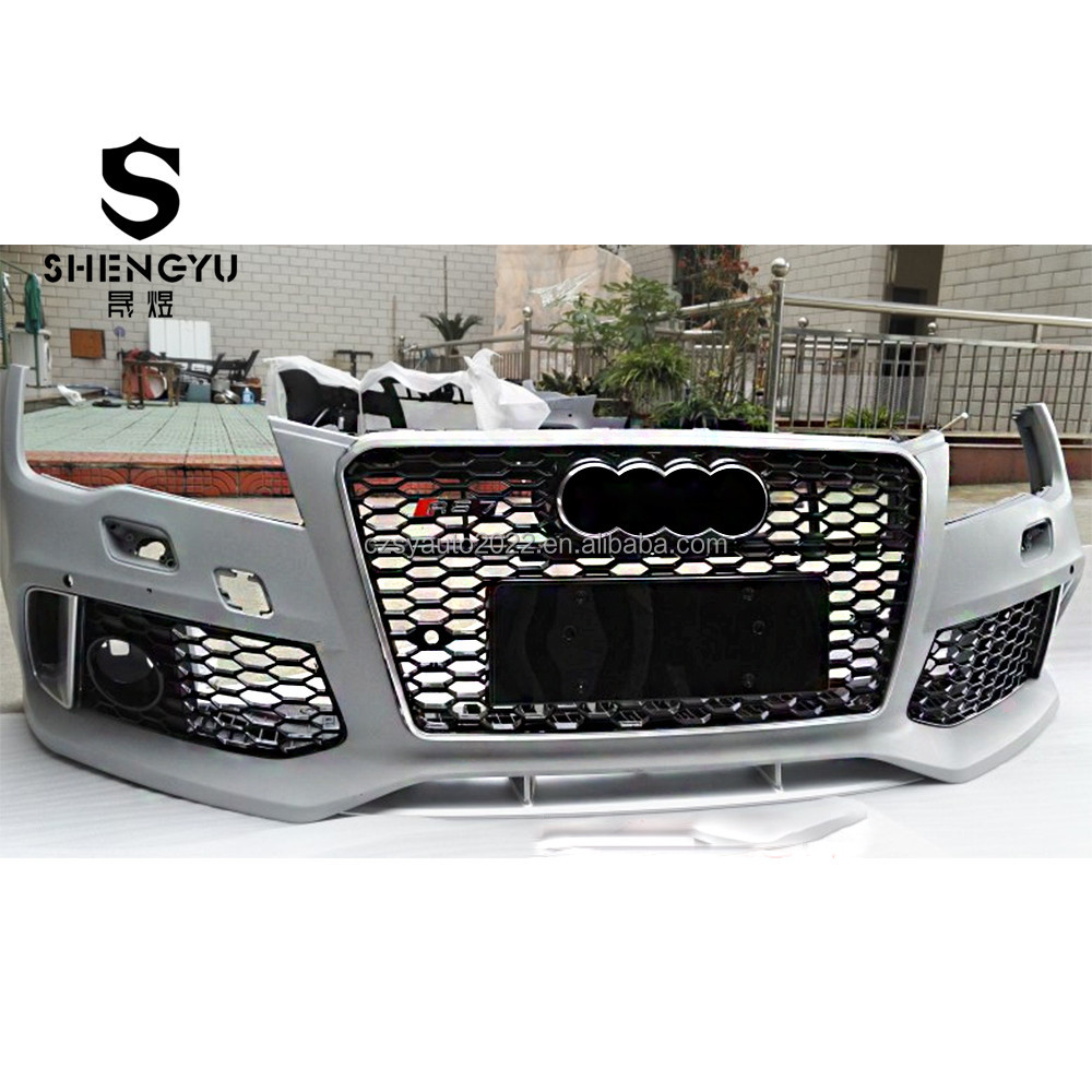 Auto Accessories: Front Bumper With Grille And Lip For Audi A7 2012 ...