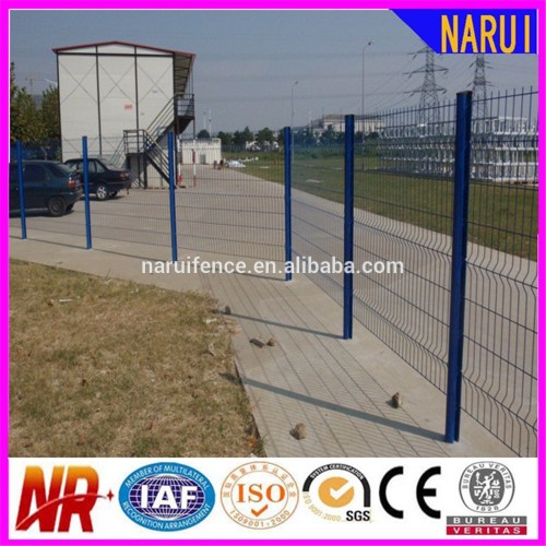Galvanized Curvy Bend Welded Wire Mesh Fence System, High Quality ...