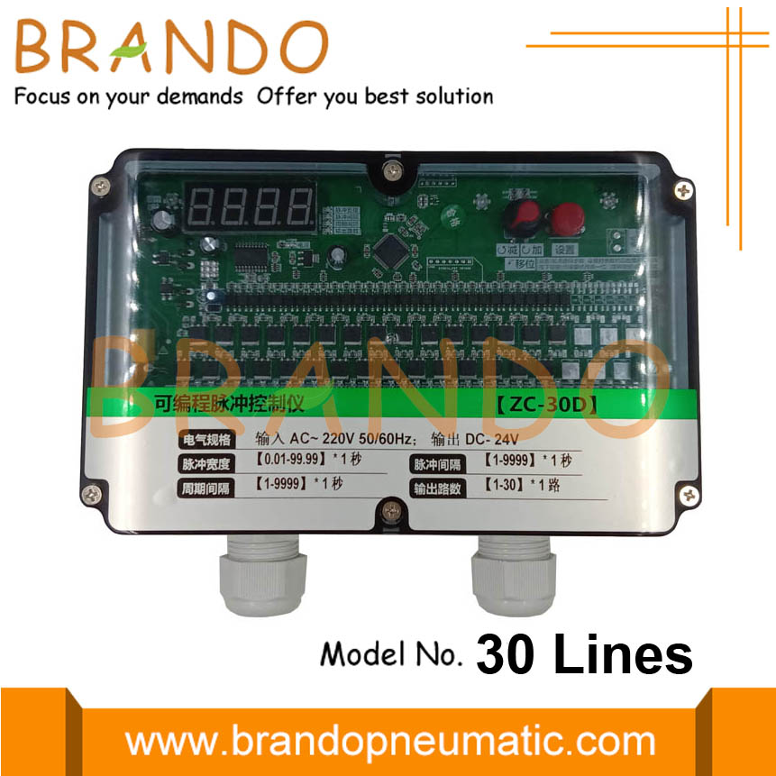 30 Lines Dust Collector Pulse Jet Timer Controller China Manufacturer