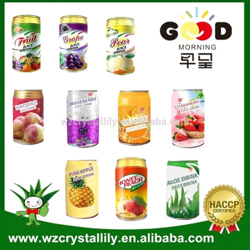 330ml Can (tinned) Fruit Juice Drink Blueberry Peach Mango Flavor, High ...