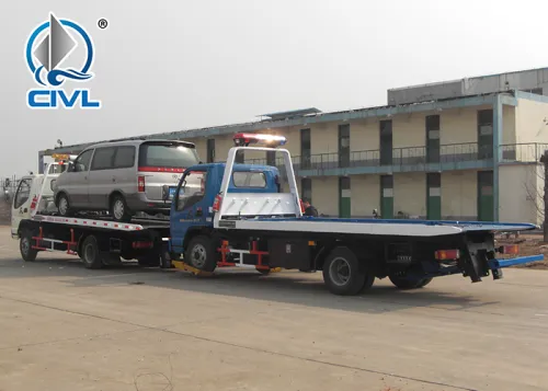 Flatbed Wrecker Carrier Road Rescue Vehicle, High Quality Flatbed ...