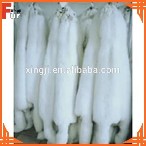 Pure White Fox Fur Pelt, High Quality Pure White Fox Fur Pelt on ...