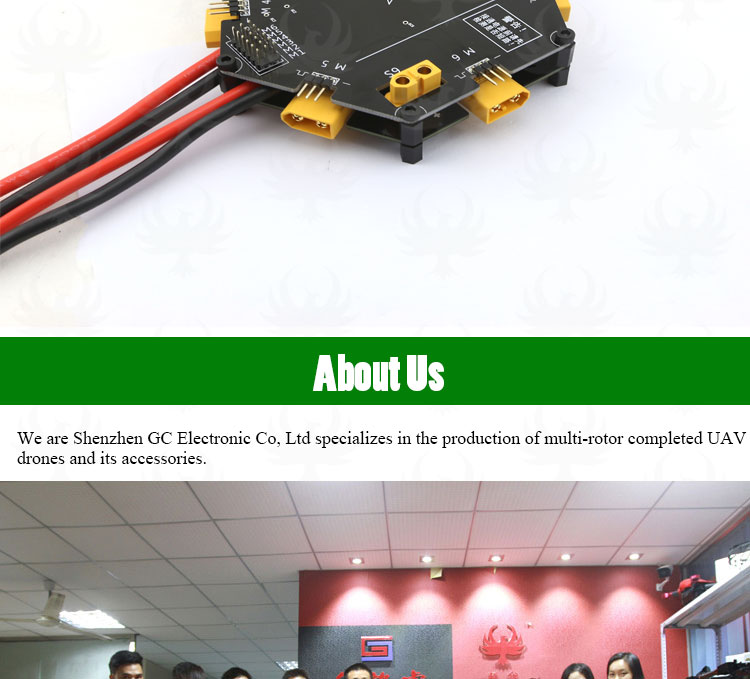 Jmrrc Big Current Power Distribution Board Pdb 6s-12s For Agriculutral ...