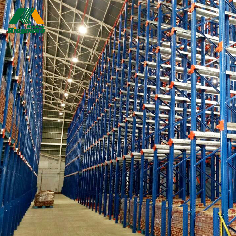 Heavy Duty Metal Warehouse Racking System For Drive-in Storage ...