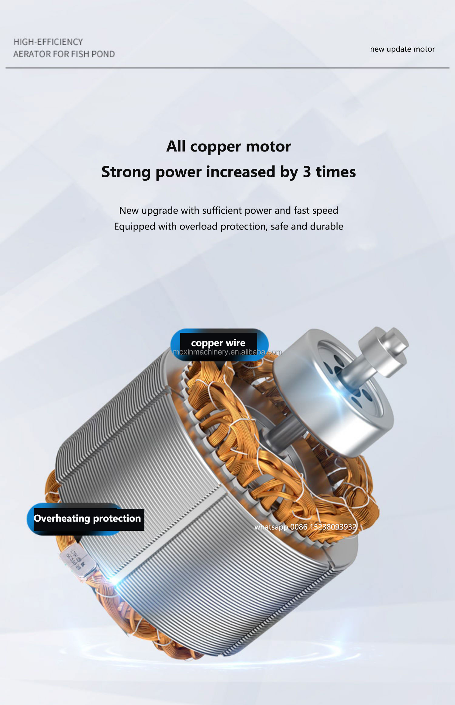 Moxin 220v 3-phase Surge Aeration Double Speed Aerator, High Quality ...